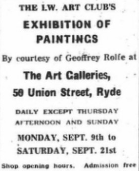 Geoffrey Rolfe's Gallery - RSHG RSHG
